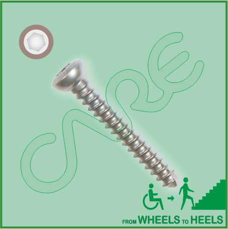 Cortical Screw, Dia-4.5mm-Self Tapping - AOCARE
